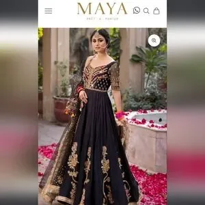 Maya Pret-A-Porter | Dresses | Maya Pret Noori Designer Anarkali ...